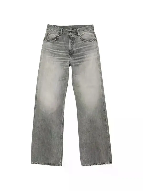 Acne Studios Faded Logo-patch Jeans