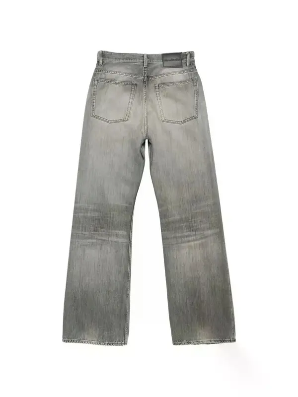 Acne Studios Faded Logo-patch Jeans