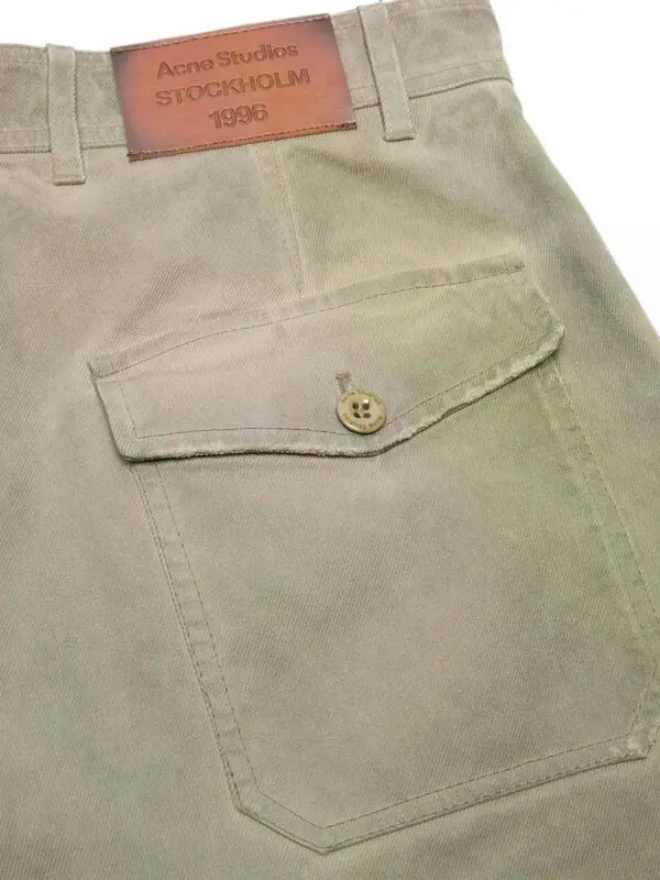 Acne Studios Logo-patch Wide-leg Trousers
