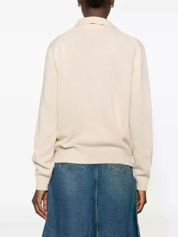 Victoria Beckham Long-sleeve Sweater - Neutrals