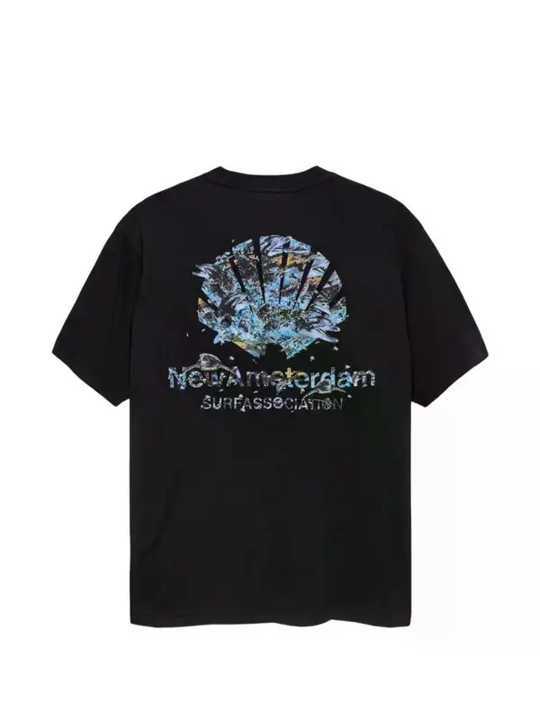 NEW AMSTERDAM SURF ASSOCIATION Logo-prtin T-shirt