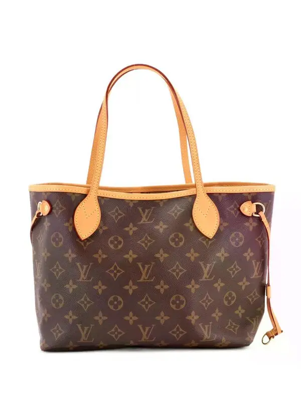 LOUIS VUITTON Monogram Canvas Pm Tote Bag - Brown