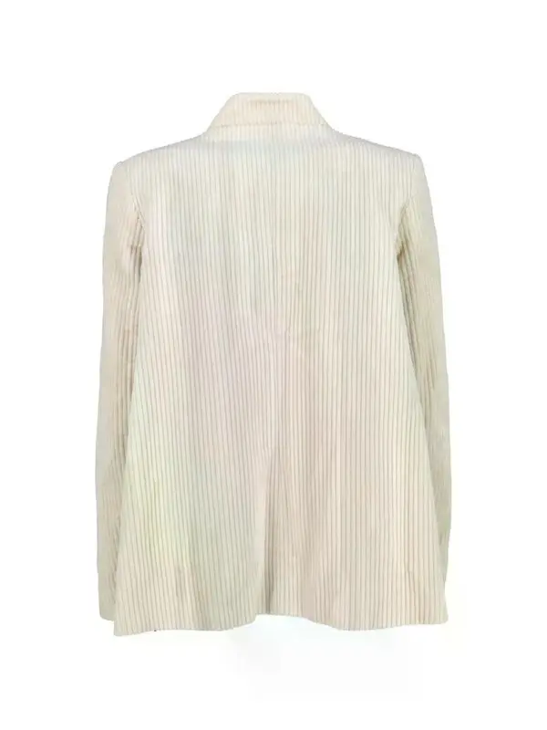ALBERTO ZAMBELLI Single-breasted Corduroy Blazer
