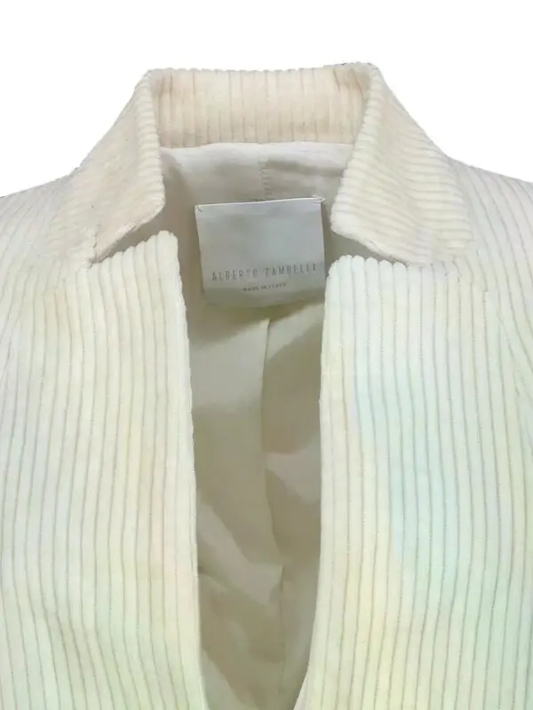 ALBERTO ZAMBELLI Single-breasted Corduroy Blazer