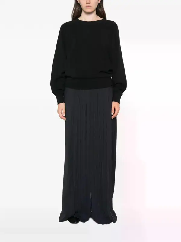 LISA YANG Cambrie Cut-out Raglan-sleeve Sweater