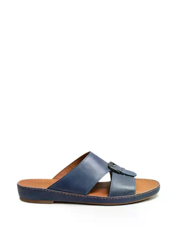 DOUCAL'S Buckle-fastening Leather Sandals - Blue