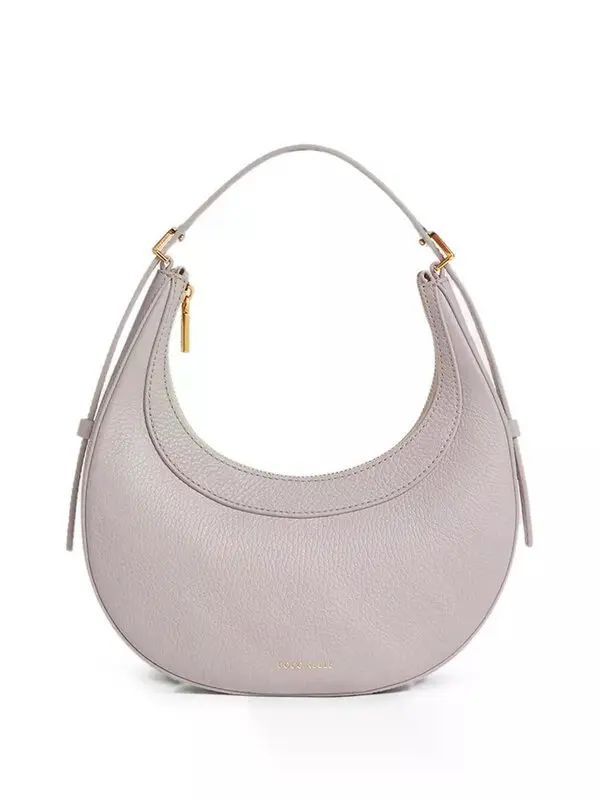 COCCINELLE Mini Whisper Pebbled-leather Tote Bag - Grey