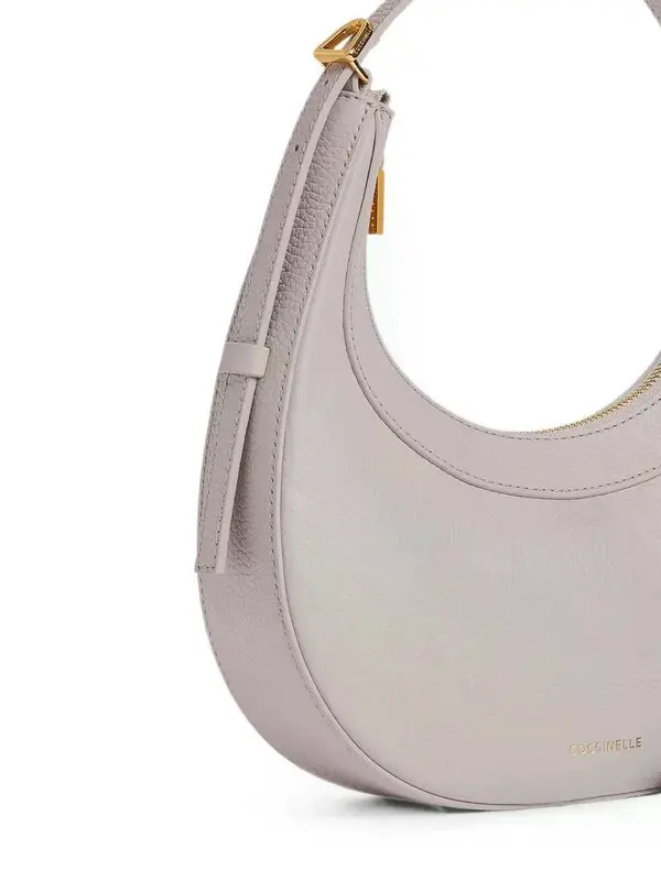 COCCINELLE Mini Whisper Pebbled-leather Tote Bag