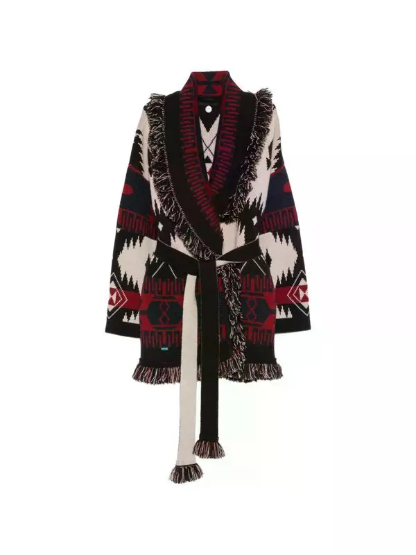 Alanui Fringe-trim Cardigan - Neutrals