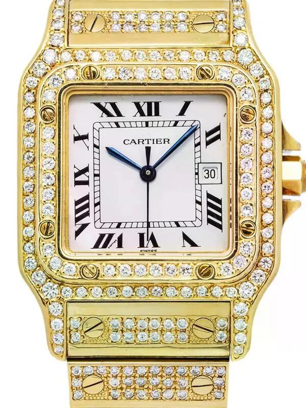 Cartier Santos Galbée Diamond-embellished 35mm Watch