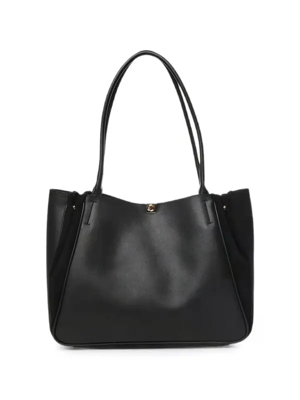 COCCINELLE Suede-panel Leather Shoulder Bag