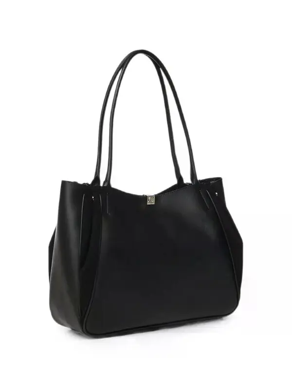 COCCINELLE Suede-panel Leather Shoulder Bag
