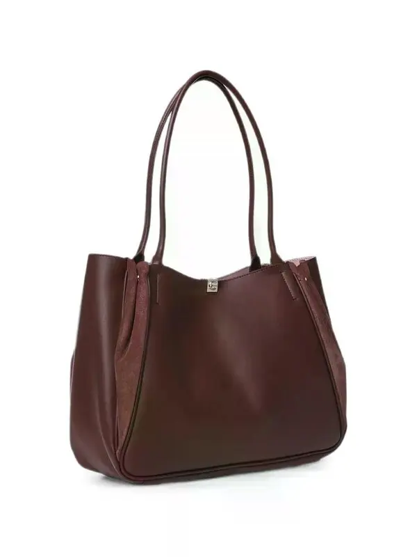 COCCINELLE Suede-panelled Shoulder Bag