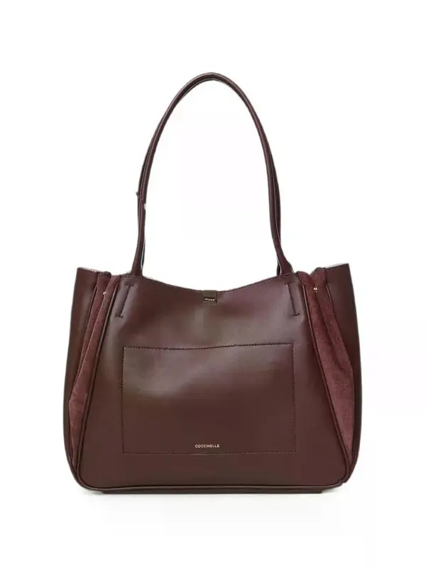 COCCINELLE Suede-panelled Shoulder Bag