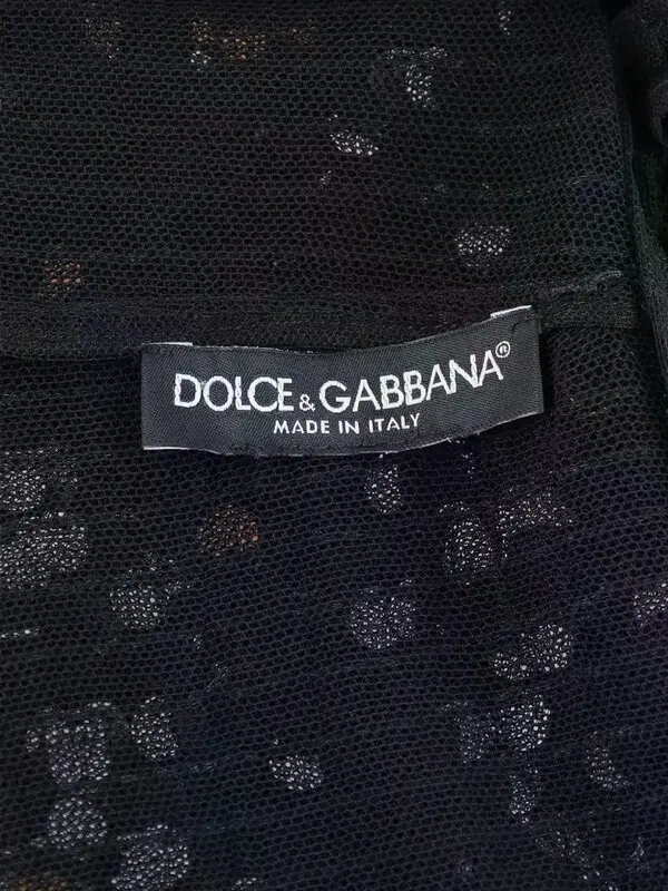 Dolce & Gabbana Sequinned Long-sleeved Mini Dress