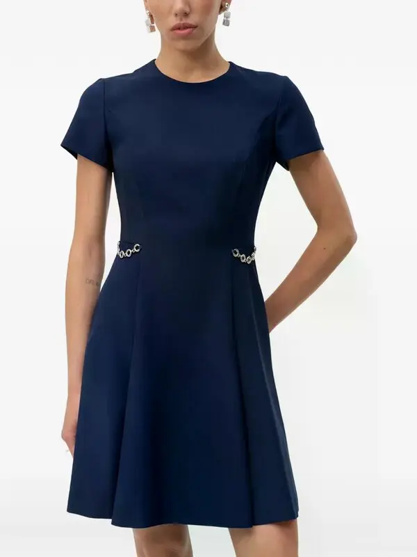 Hugo Chain-detail Short-sleeve Mini Dress