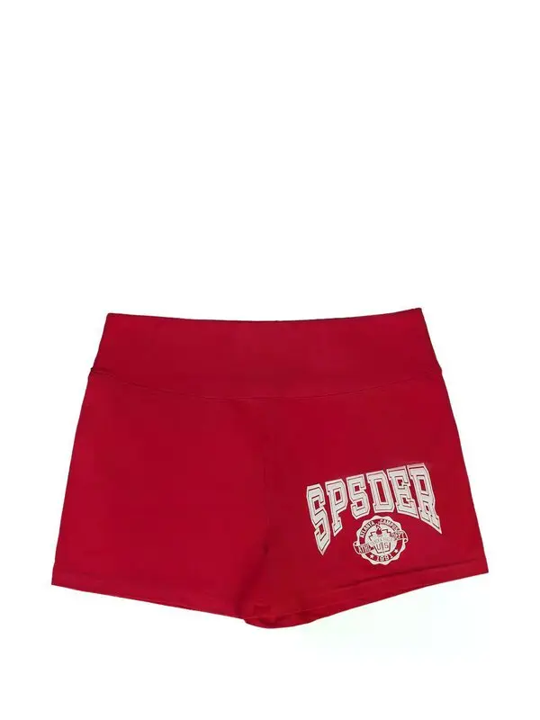 SP5DER Track And Field Bike Shorts - Red