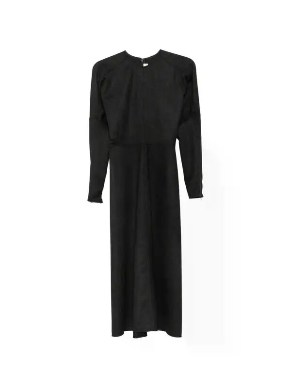 Victoria Beckham Melange Effect Midi Dress