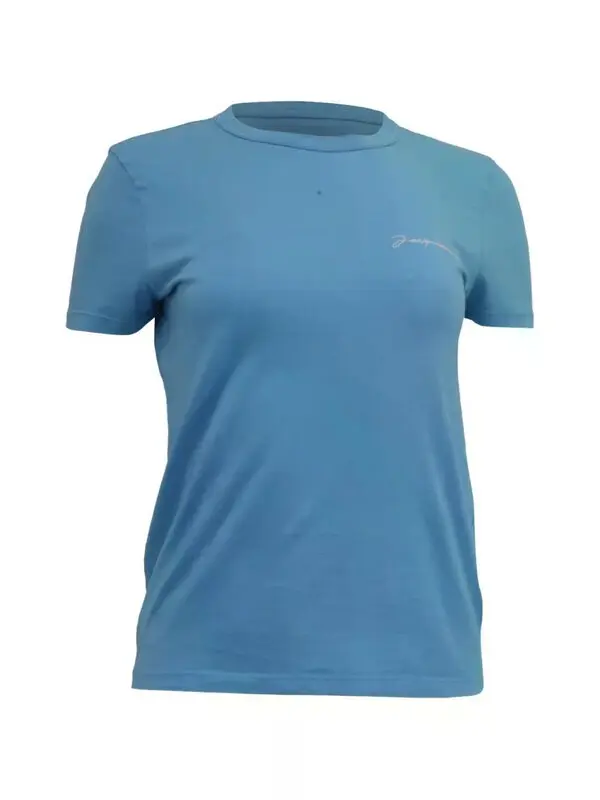 Jacquemus Brodé Logo-embroidered T-shirt - Blue