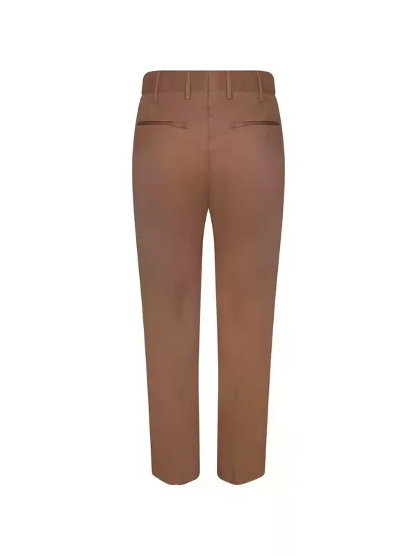 PT TORINO Pressed-crease Tailored Trousers - Brown