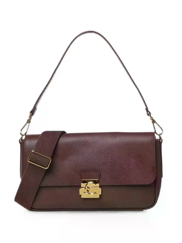 COCCINELLE Pebbled-leather Shoulder Bag