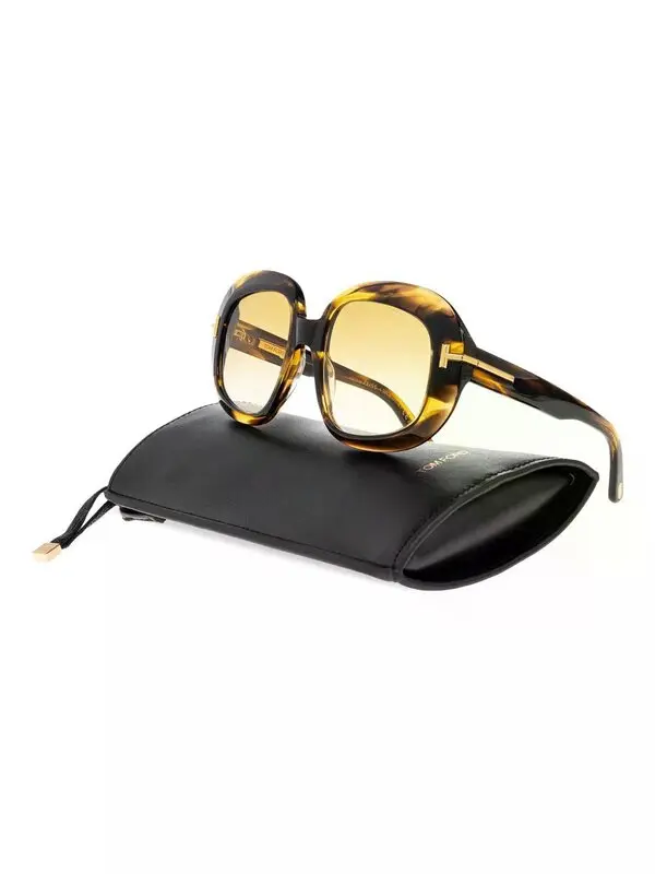 TOM FORD Tortoiseshell Effect Sunglasses