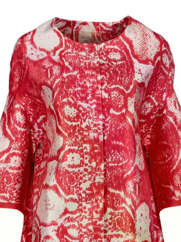 Giambattista Valli Snake-print Coat