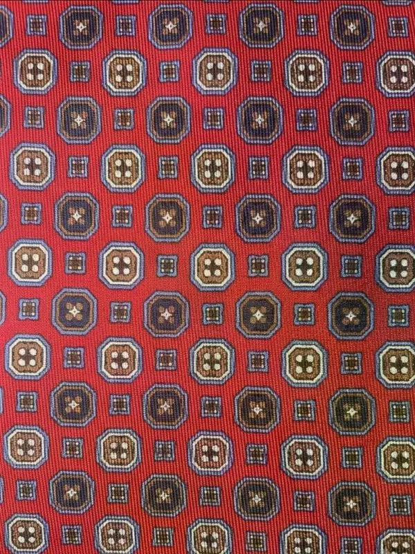 BONA FURTUNA Geometric-print Tie