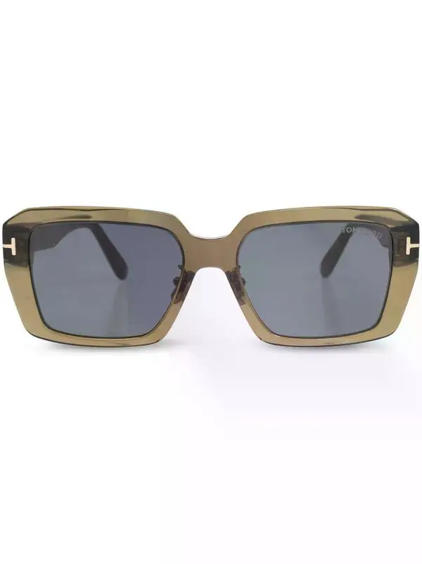 TOM FORD Square-frame Sunglasses - Green