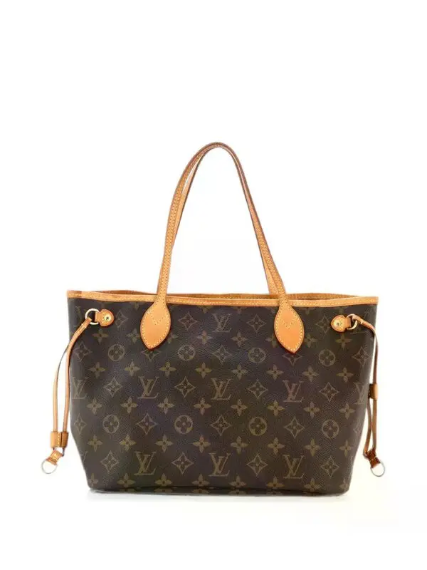 LOUIS VUITTON Neverfull Nm Monogram Canvas Pm Tote Bag