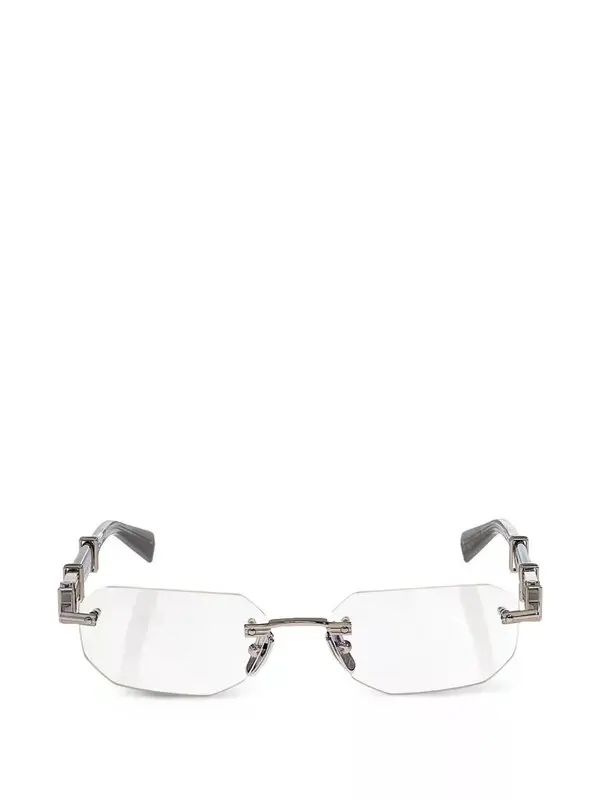 Balmain Arcade Rimless Geometric-frame Glasses