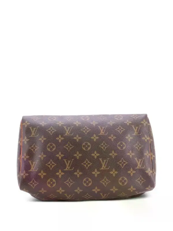 LOUIS VUITTON Speedy Handbag Monogram Canvas 30 Satchel