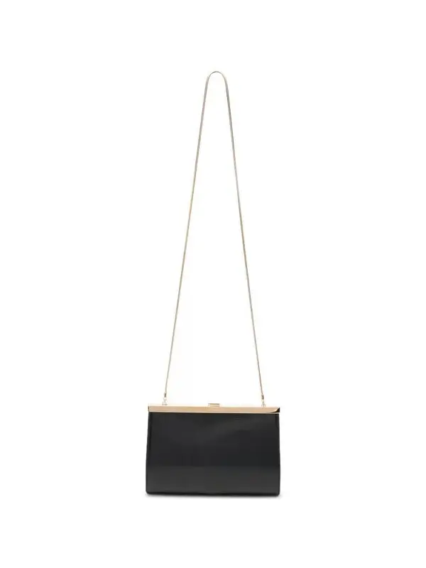 Alberta Ferretti Logo-engraved Clutch Bag