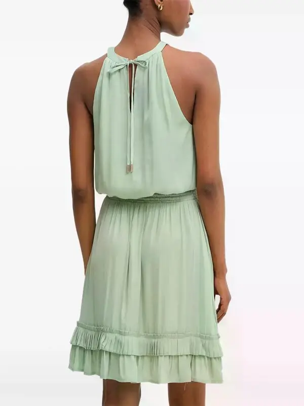 MORGAN Ruffled Halterneck Mini Dress