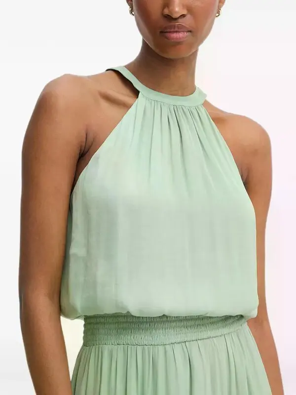 MORGAN Ruffled Halterneck Mini Dress