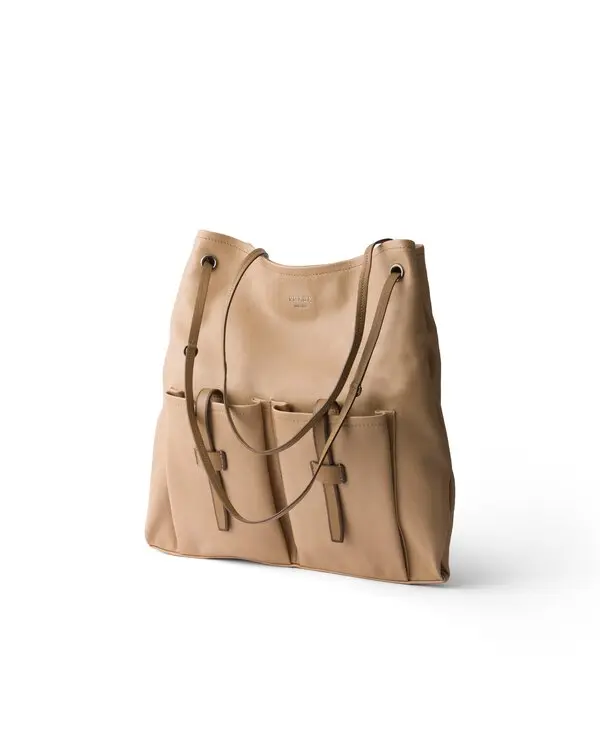 Prada Extra Large Leather Tote Bag