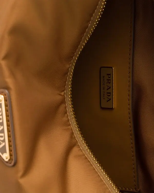 Prada Explore Small Re-nylon And Leather Shoulder Bag