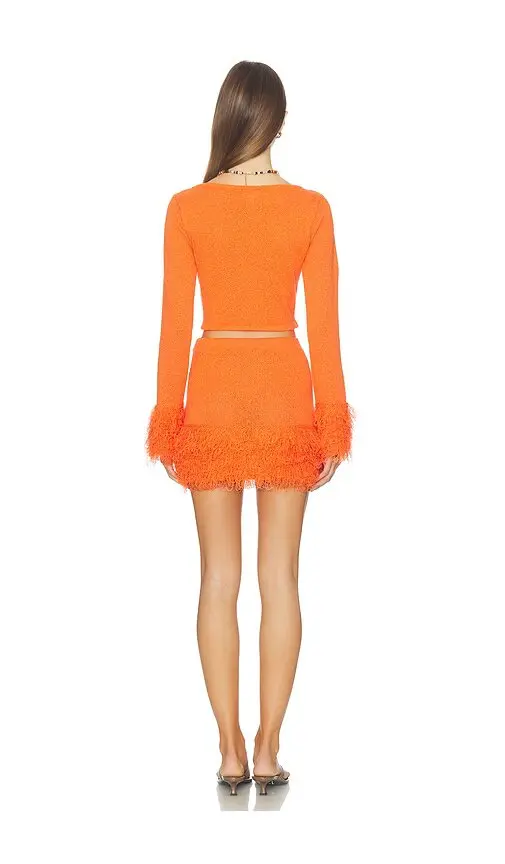 Superdown Ruelle Fringe Mini Skirt Set