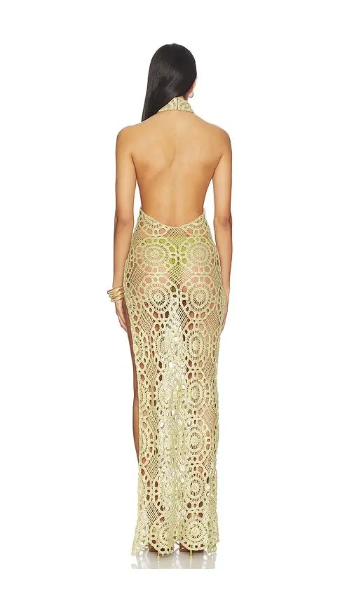 BRONX BANCO Tunisa Crochet Halter In . Also
