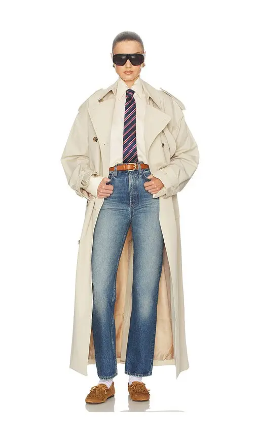 HELSA Classic Oversized Trench In . Also - Tan