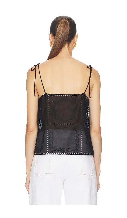 HELSA Handkerchief Camisole - Black