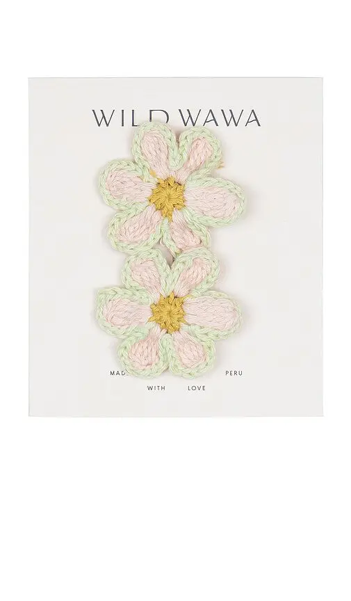 WILD WAWA Crochet Clip Set - Multi