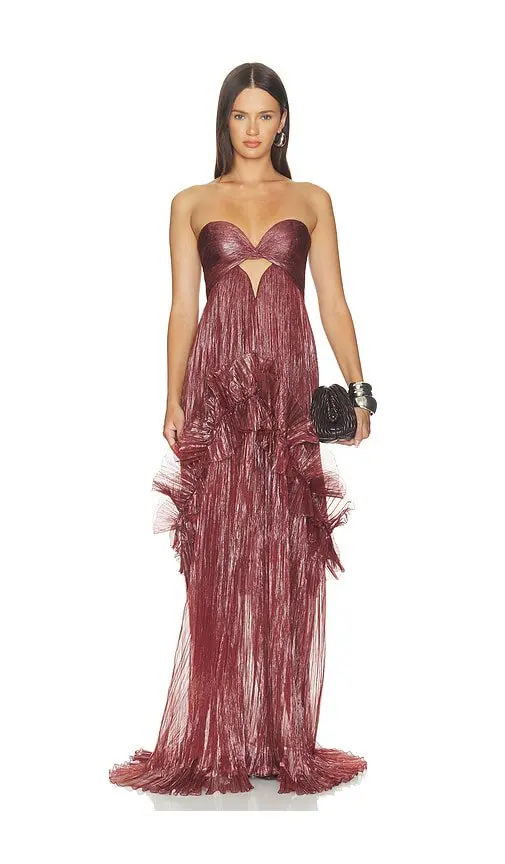 MARIA LUCIA HOHAN Yumi Dress In . Also - Brown