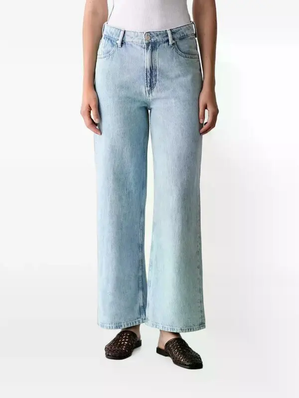 Marc O'polo Belt-loops Wide-leg Jeans - Blue