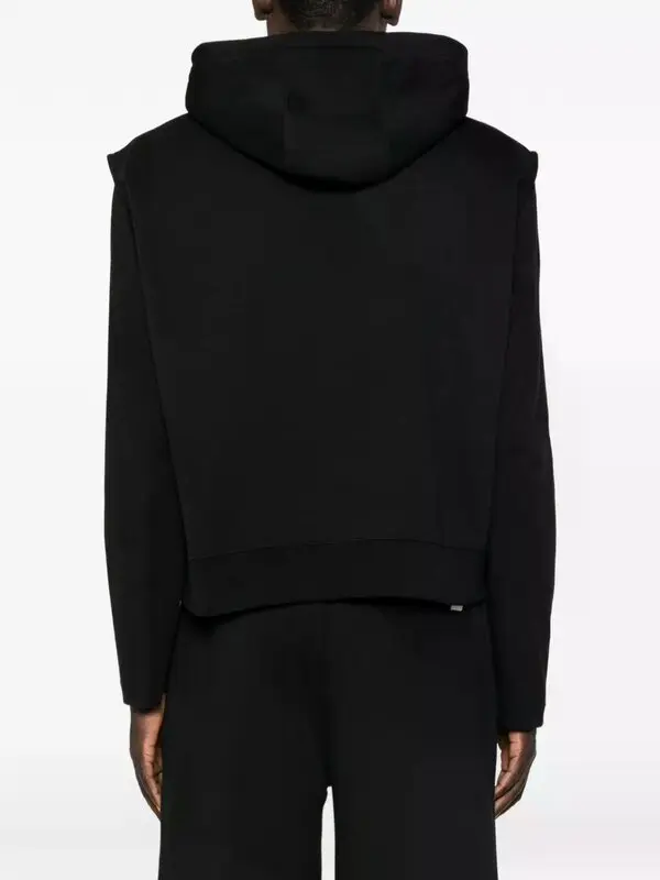 WOC Layered-shoulder Hoodie