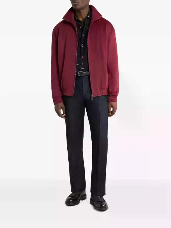 Etro Zip-up Stand-up Collar Jacket