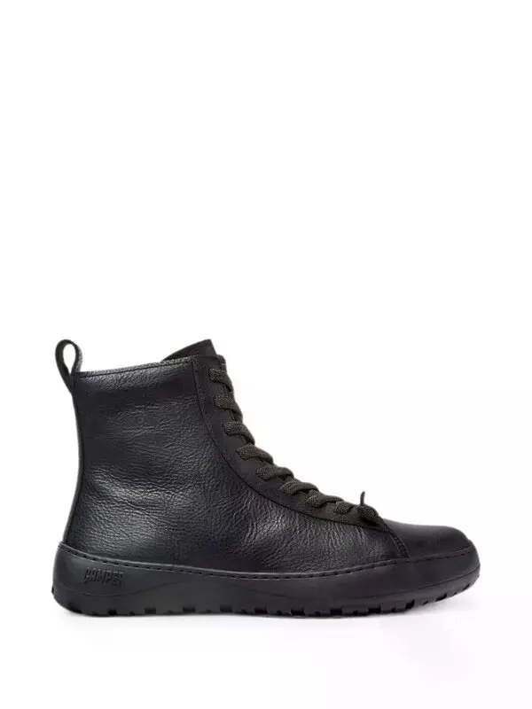 Camper Peu Serra Lace-up Ankle Boots - Black