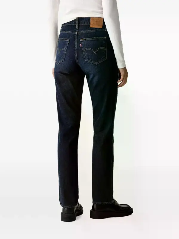 LEVI'S Logo-patch Straight-leg Jeans - Blue