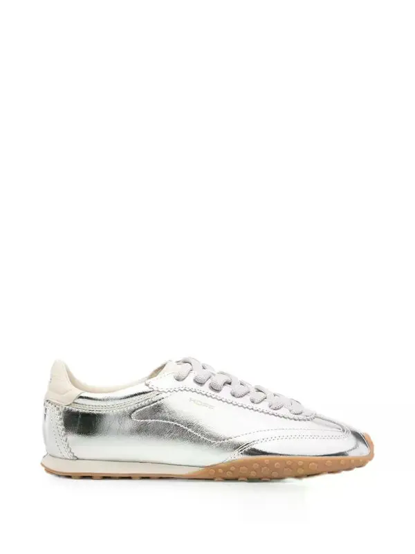 HOFF Bridge Fl Metallic-leather Sneakers - Silver