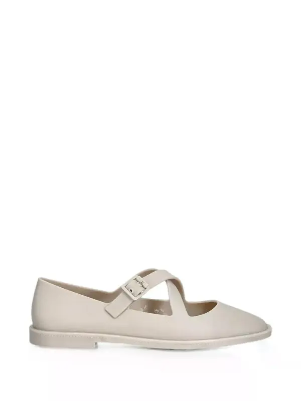 Melissa Buckle-fastening Crossover-strap Ballet Flats